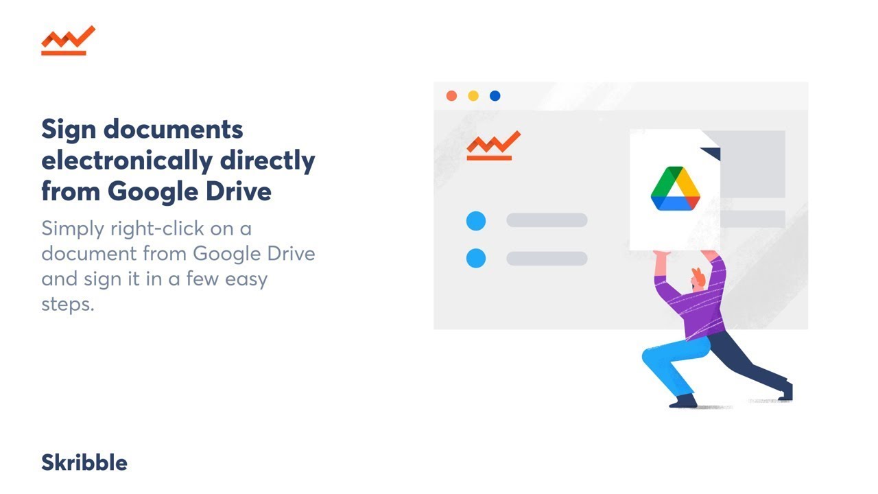 How to sign with Skribble from Google Drive? - YouTube