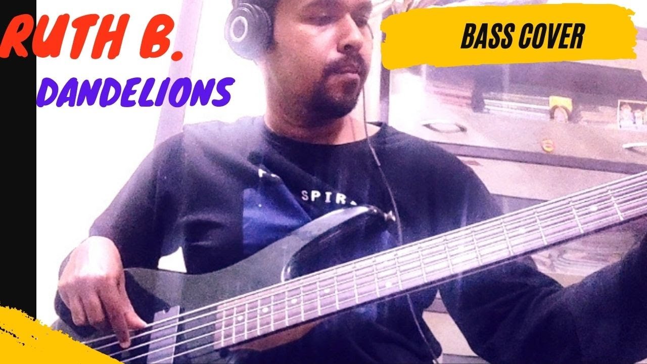 Ruth B - Dandelions bass cover - YouTube