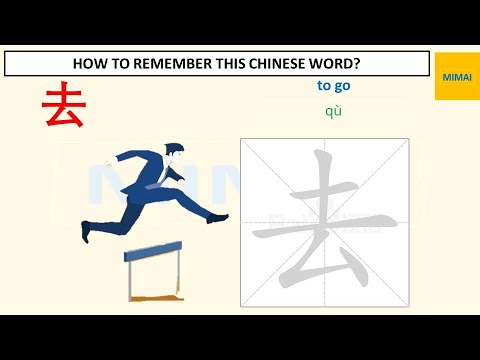 Remember writing Chinese character #去 #go #qu by images #HSK1 - YouTube