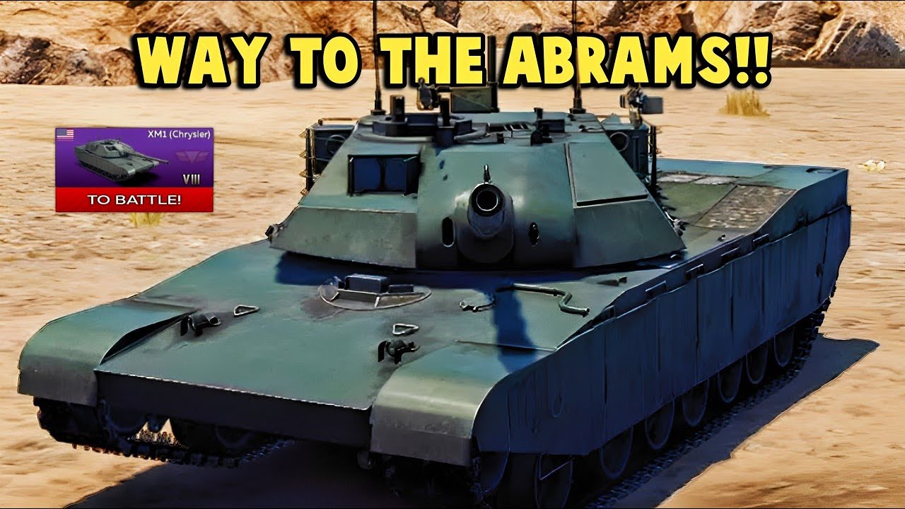 NEW!! XM1 (CHRYSLER) PLATOON.EXE - WAR THUNDER MOBILE - YouTube