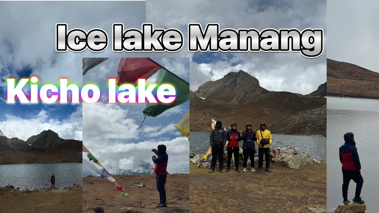 Ice-Lake Manang 4600m | Trekking day | Mountains😱 | Braka | Manang ride ...