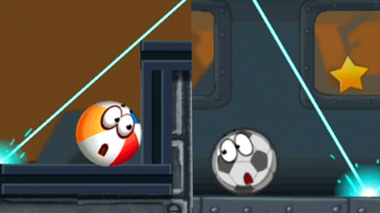 Red Ball 4 vs Friend Ball in Box Factory with Soccer Ball Gameplay 1 ...