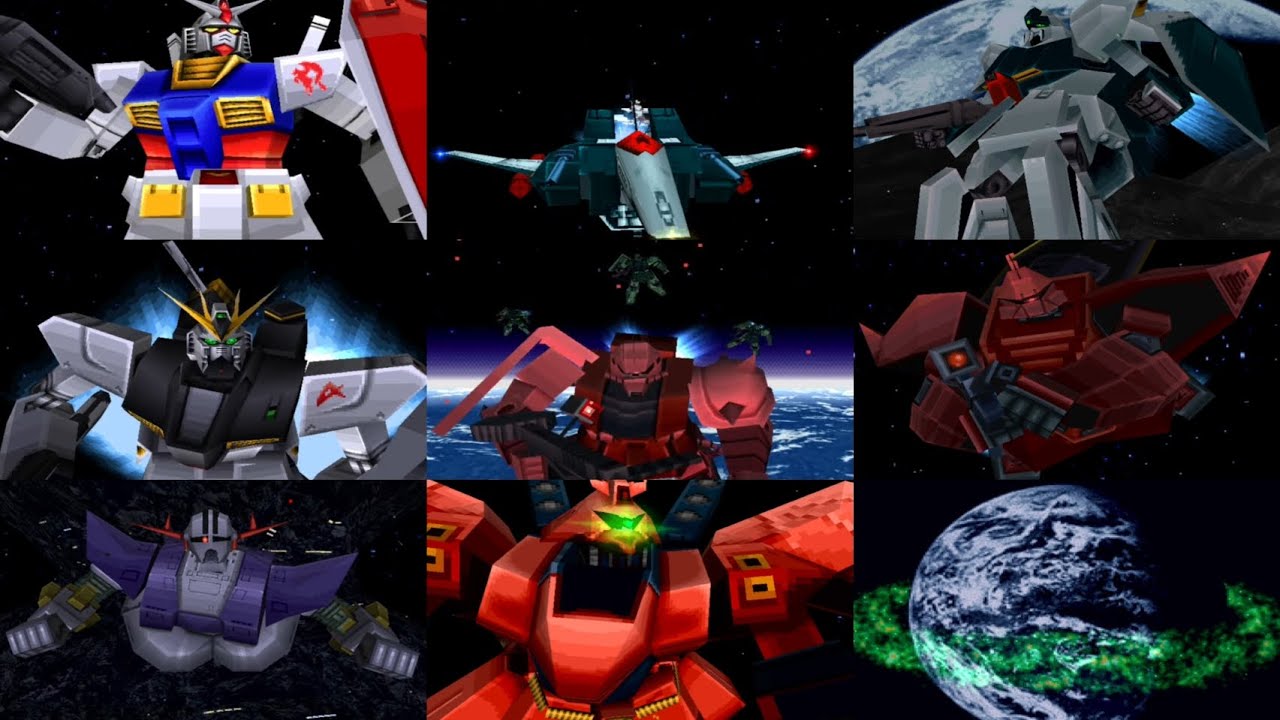 Mobile Suit Gundam Char's Counterattack~(Playstation 1)~Full Game ...