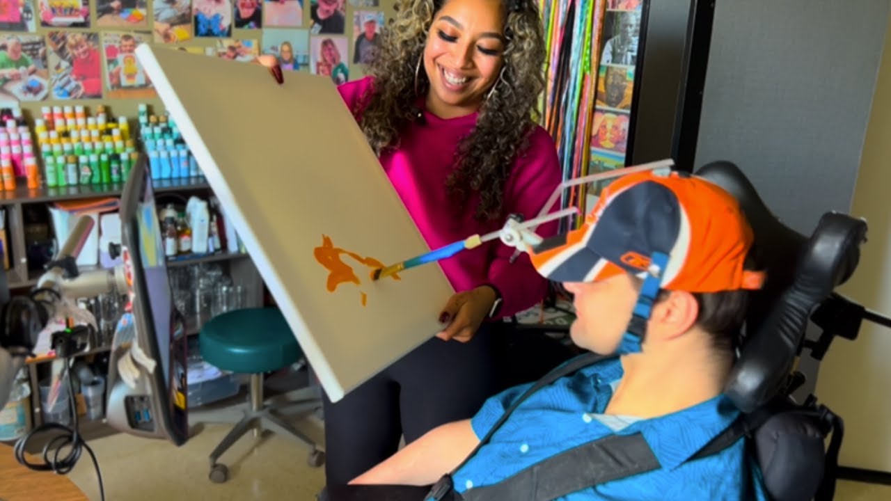 Adaptive Art Practices at Matthias - YouTube