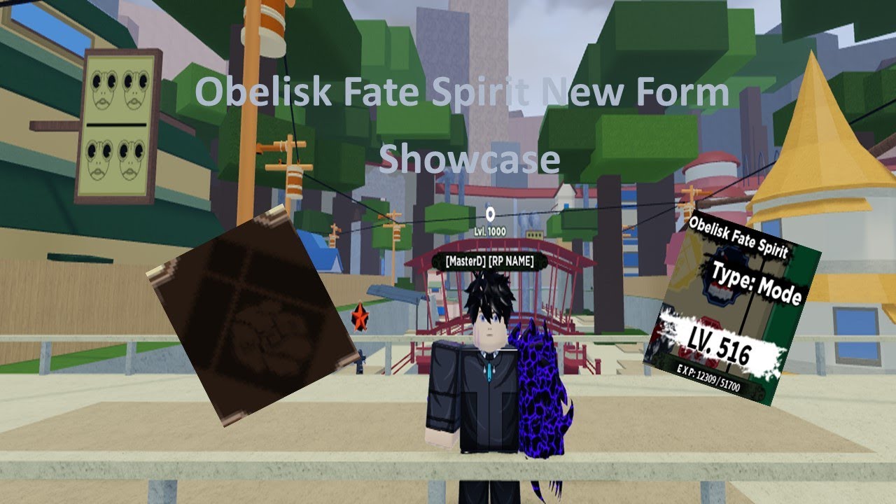 NEW Obelisk Fate Spirit Form Showcase! (Shindo) - YouTube