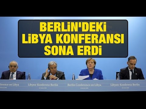 Libya Konferansı sona erdi: Merkel kapsamlı bir plan konusunda ...