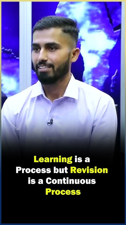 Learning is a Process but Revision is a Continuous Process🧏‍♀️ - YouTube