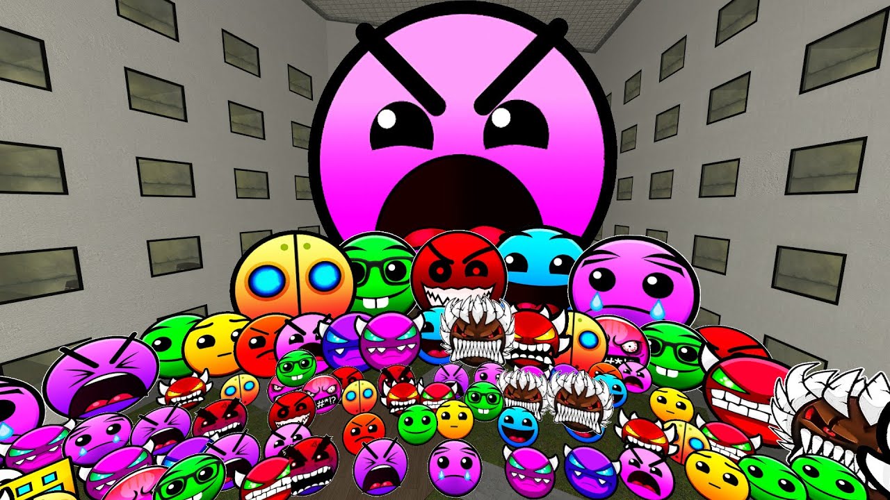 Lobotomy Nextbots | Geometry Dash Difficulty Faces, Angry Munci Family ...