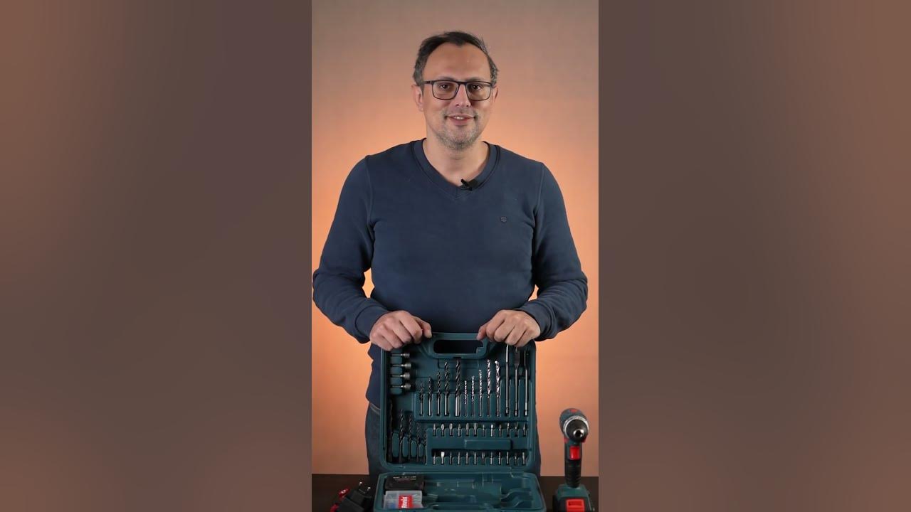 کیت شارژی 18 ولت 53 پارچه رونیکس مدل RS-8019 - YouTube