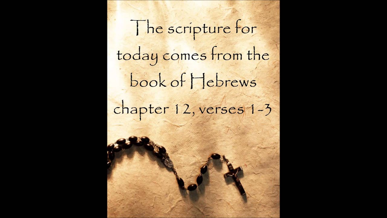 Example for Your Life - Hebrews 12:1-3 - YouTube