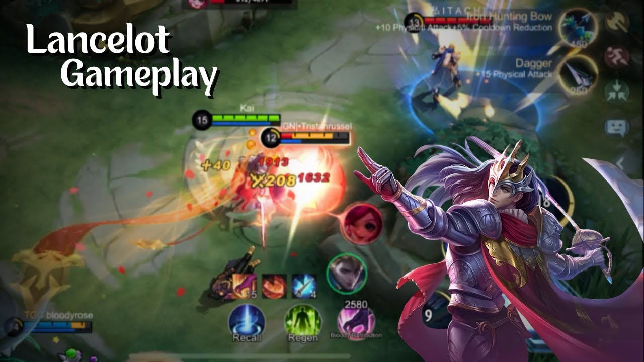 Lancelot Gameplay || Mobile Legends Bang Bang - YouTube