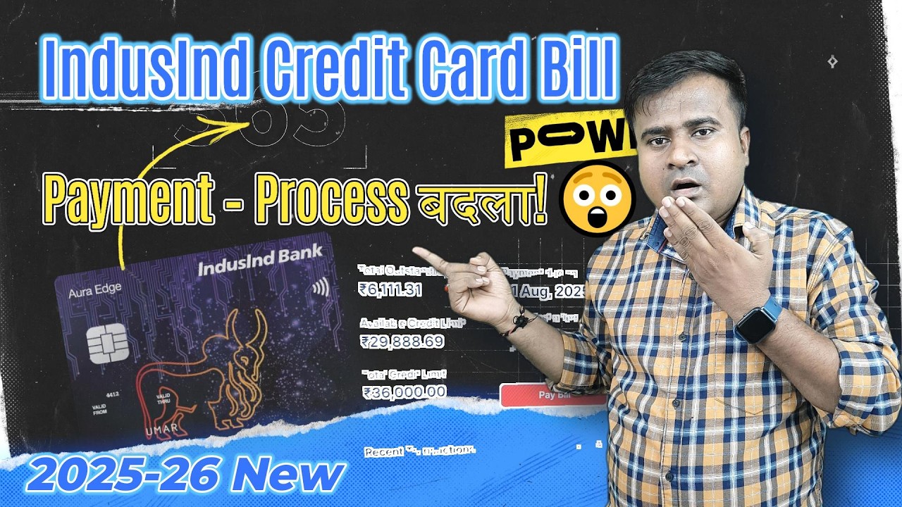 😲 IndusInd Credit Card Bill Payment – Process बदला! Credit Card Bill ...