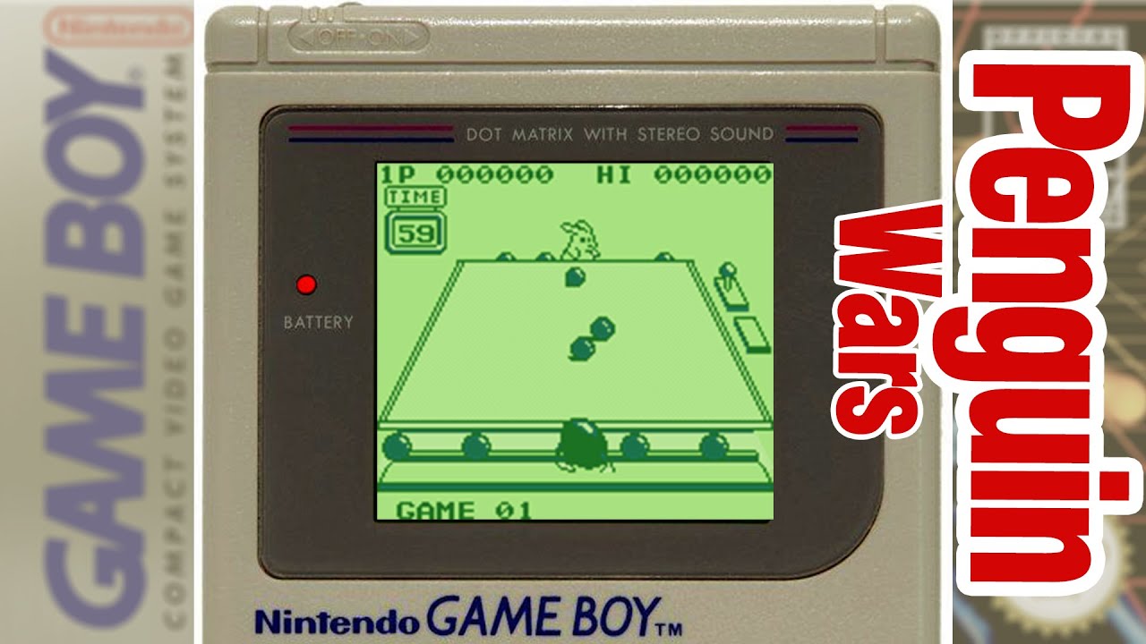 PINGUIN WARS (Gameboy) 1990 | Primeira fase - Gameplay - YouTube