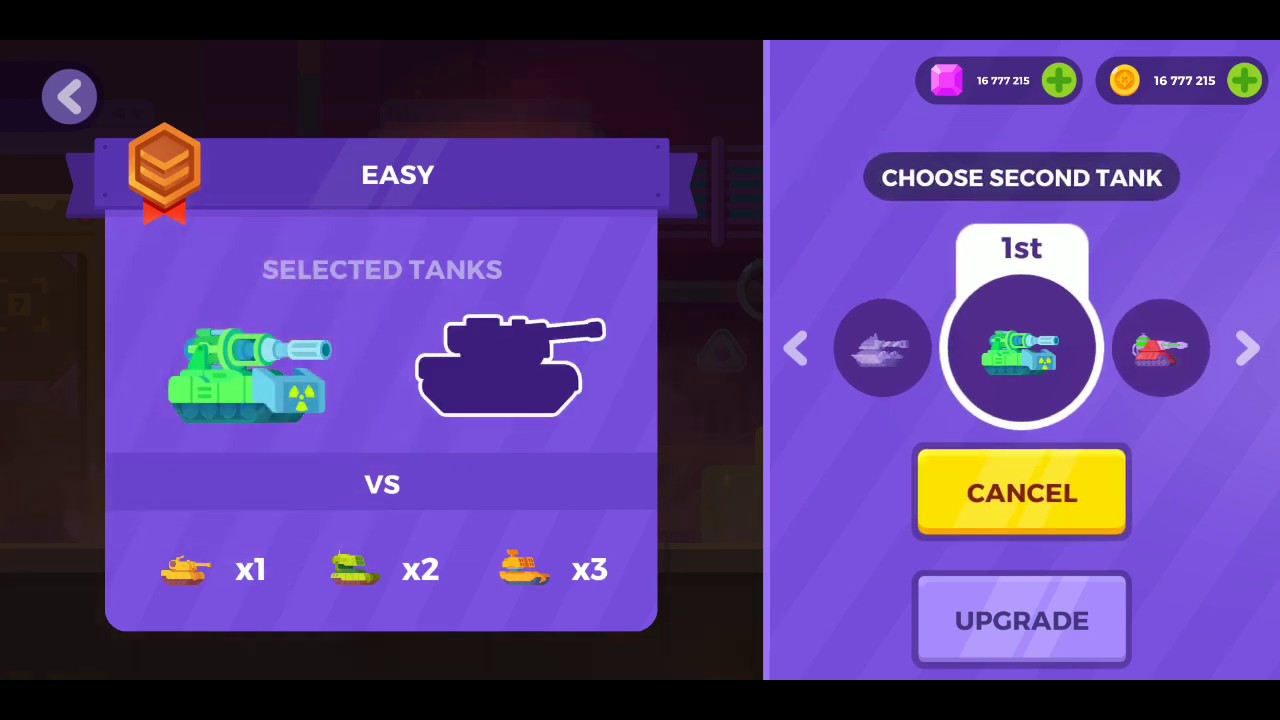 TANK STARS - EASY TOURNAMENT | ATOMIC TANK AND HRLIOS TANK GAMEPLAY ...