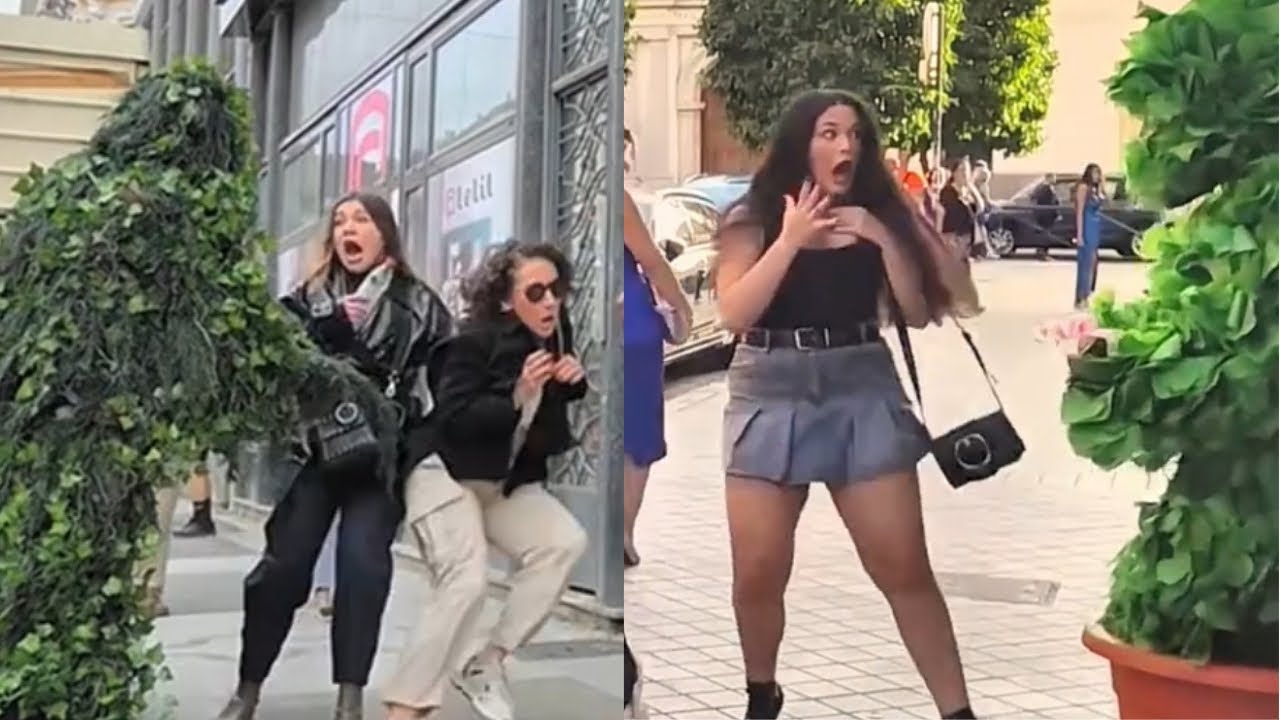 BEST FUNNY BUSH MAN PRANKS THAT WILL MAKE YOU LAUGH & CRY || TRY NOT TO ...