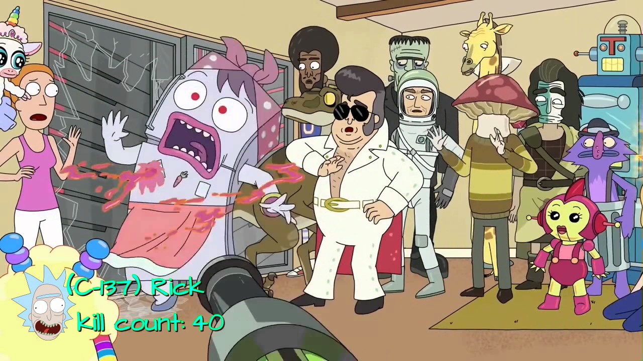 Rick Sanchez Kill count (season 1-2) - YouTube