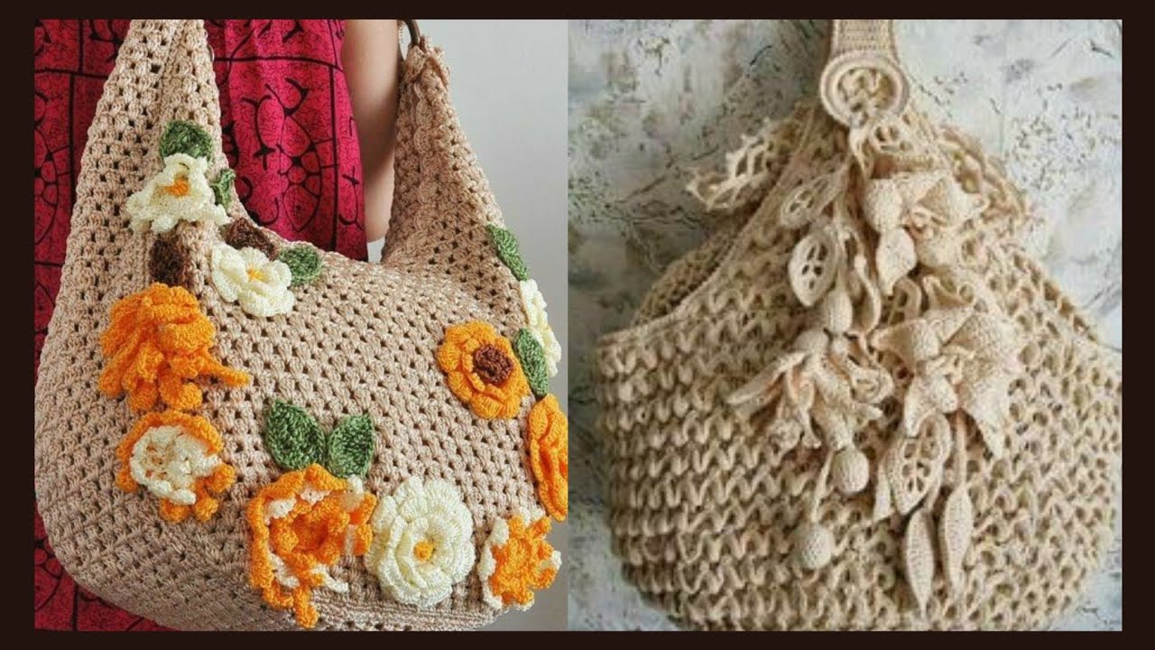 Top Class Crochet Shoulder Bags Designs Patterns - YouTube