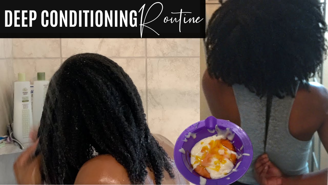 HOW TO | EXTREME DEEP CONDITIONING ROUTINE FOR LONG NATURAL HAIR - YouTube