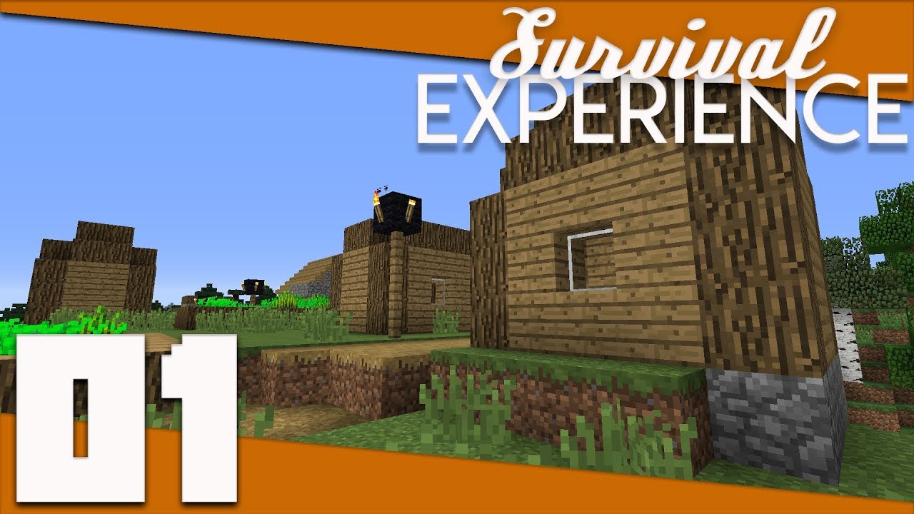 Minecraft: Survival Experience - 001 - Incredible Spawn! | Minecraft 1. ...
