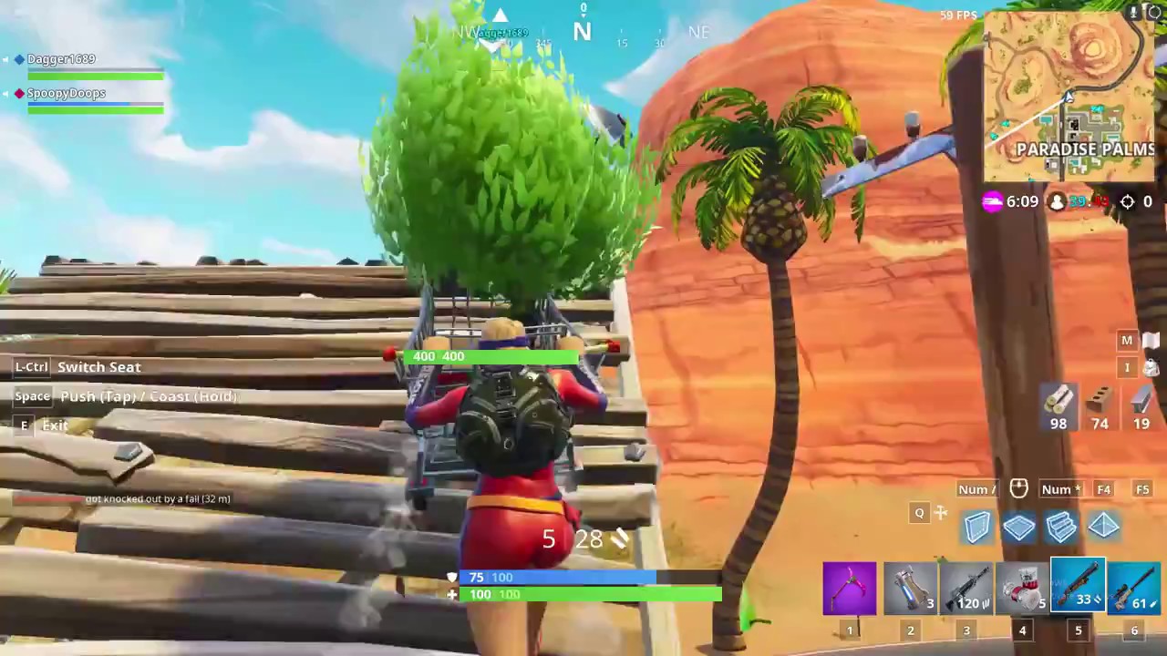 Tony Hawk's Pro Shopping Cart || Fortnite - YouTube