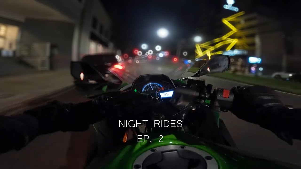 Silent Night Rides in Brazilian Cities | 4K Urban Motorcycle Tour #002 ...