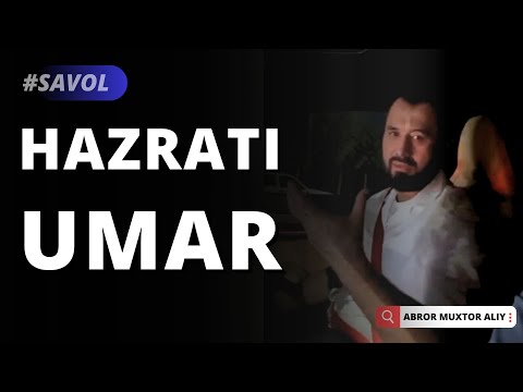 #SUHBAT  • Umar ibn Xattob roziyallohu anhu © Abror Muxtor Aliy @abrormuxtoraliy.official
