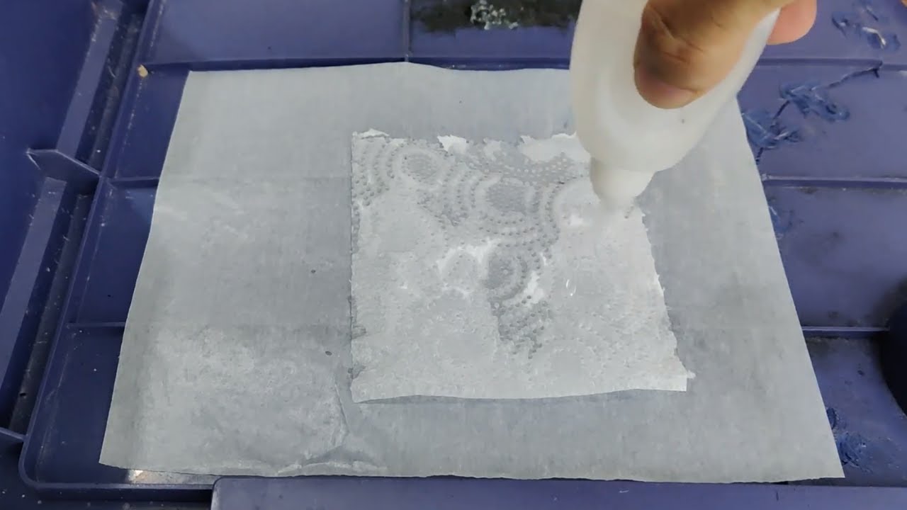 When Super Glue Met Tissue Paper - YouTube