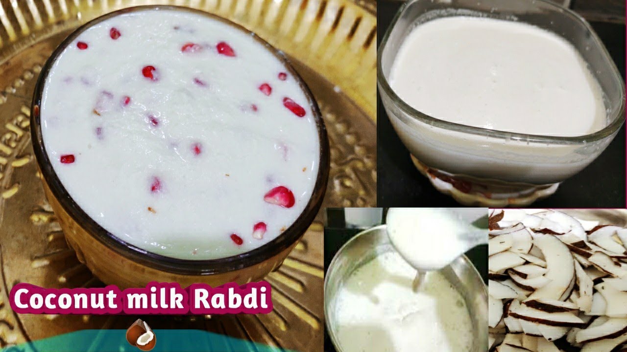 Coconut Milk Rabdi || Janmashtami Special Bhog - YouTube
