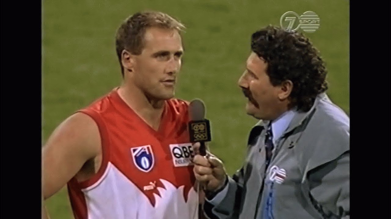 1998 - Tony Lockett kicks his 100th goal for the season & Post Match ...