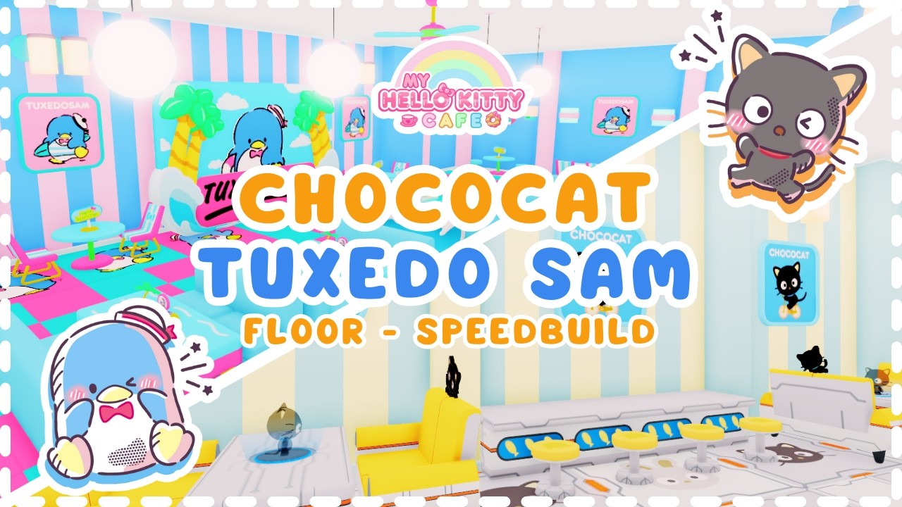 Building Hello kitty cafe TUXEDO SAM & CHOCOCAT FLOOR! | SPEEDBUILD ...