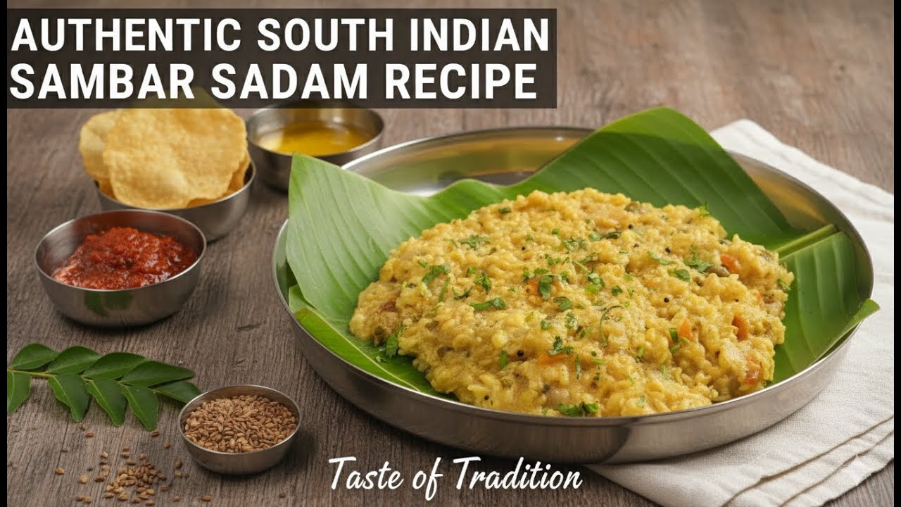 Authentic South Indian Sambar Sadam | One-Pot Comfort Meal Recipe - YouTube