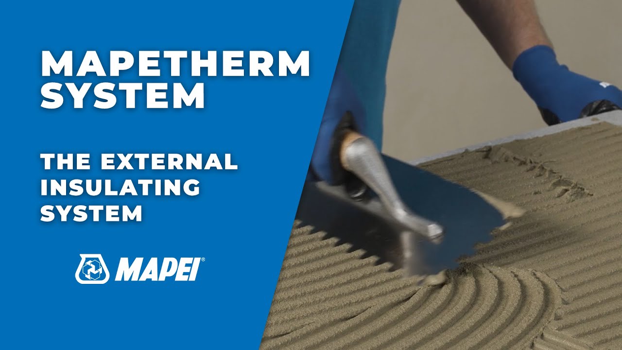 External insulating system | Mapetherm System - YouTube