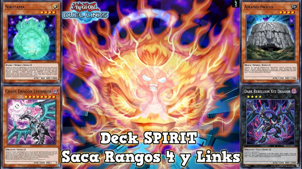 Deck SPIRIT con CHAOS DRAGON LEVIANEER Saca Rangos 4 y Links para ...