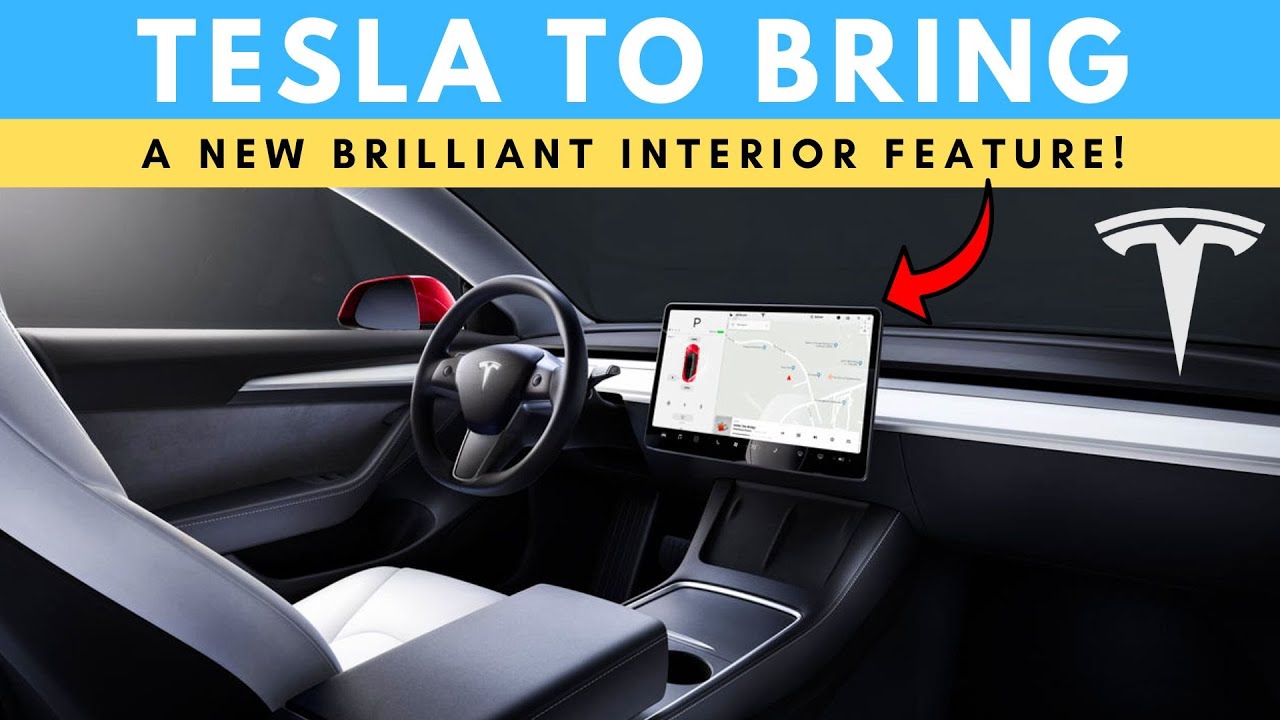 Tesla To Bring A New Brilliant Interior Feature & More Updates! - YouTube