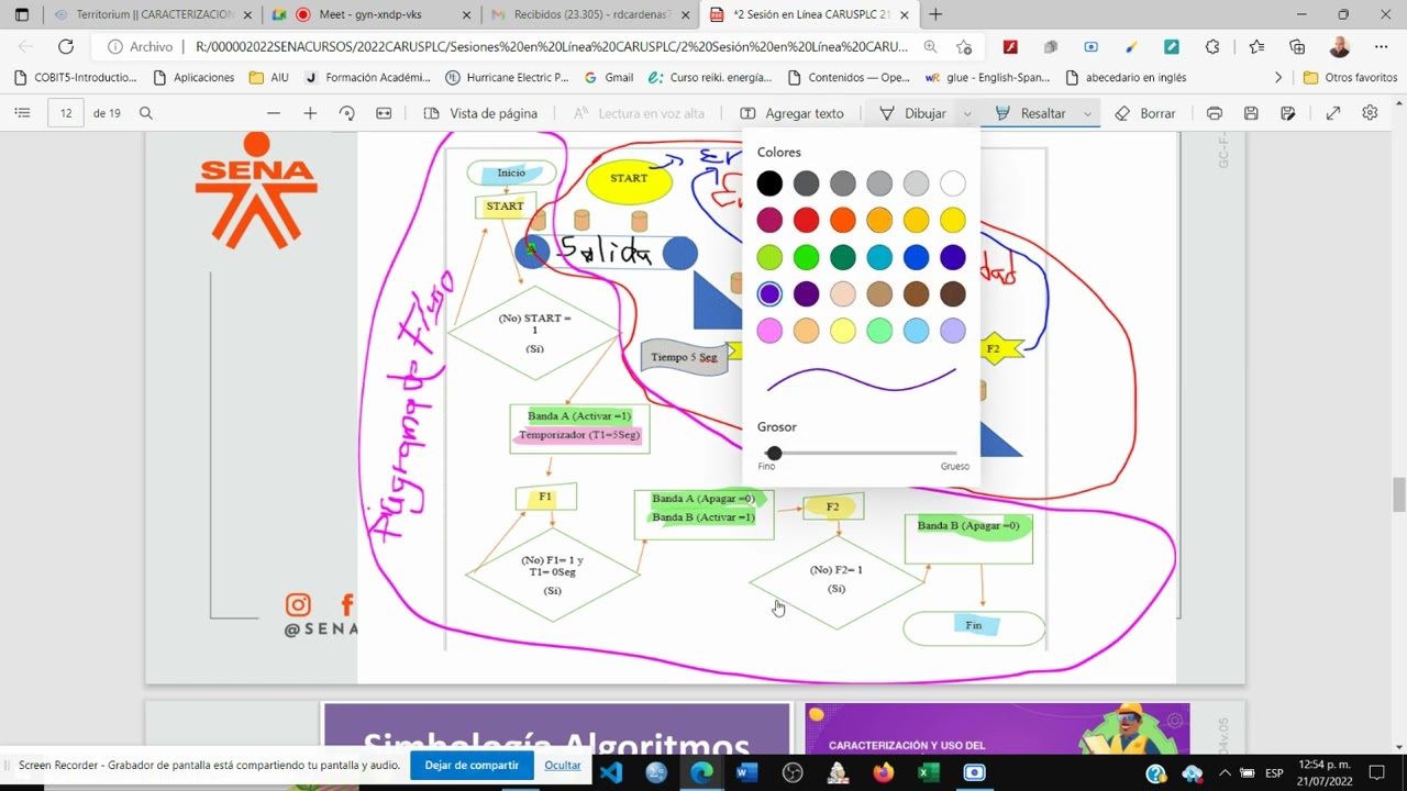 Diagrama de Flujo Algoritmo Clase 2 Julio 21 2022 Programando el Cerebro de las Máquinas - YouTube