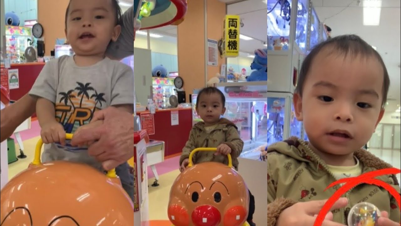 My first time riding on anpanman and now|😅アンパンマンが好きです🥰 - YouTube
