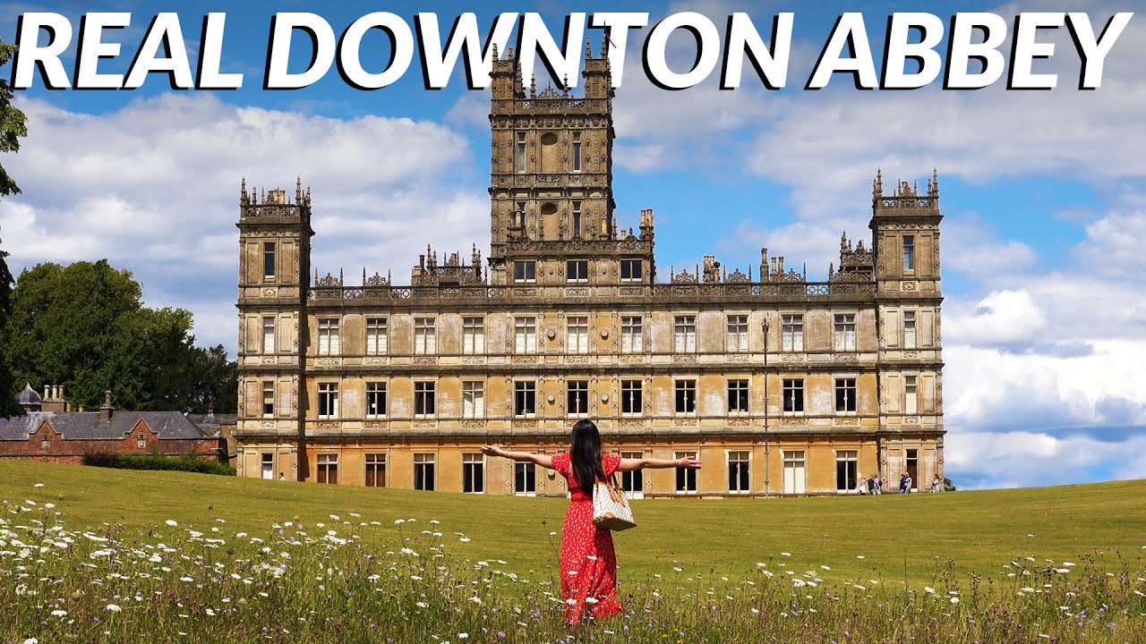 The real castle & village of Downton Abbey | Highclere Castle & Bampton ...