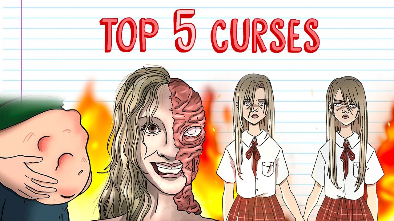 TOP 5 HORROR stories with CURSES 🔪 Draw My Life Horror Stories - YouTube