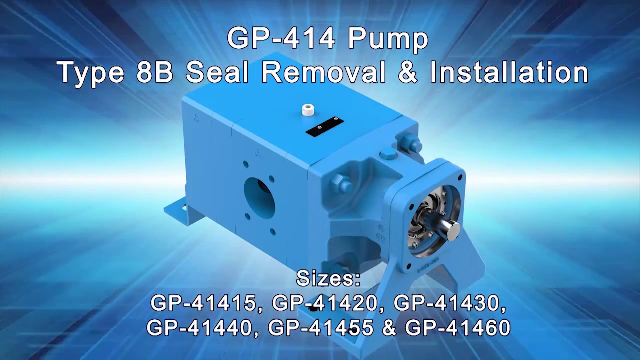 Viking Pump GP-414 LACT Pump Type 8B Seal Removal & Installation - YouTube