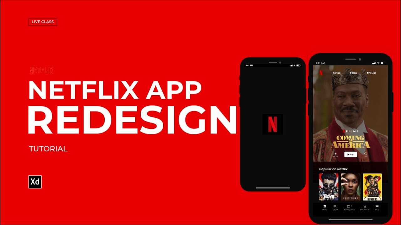 RE DESIGNING THE NETFLIX APP - YouTube