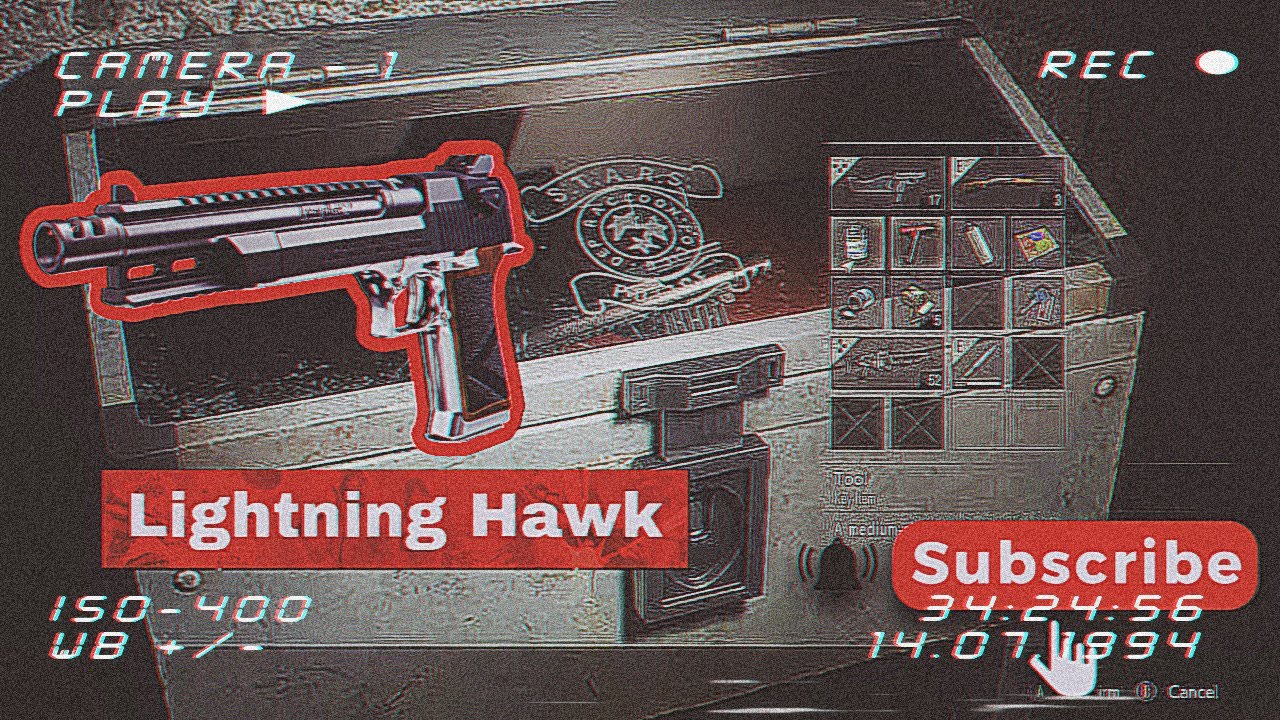 Resident Evil 2 2019 Remake ( Lighting Hawk Long Barrel part ) - YouTube