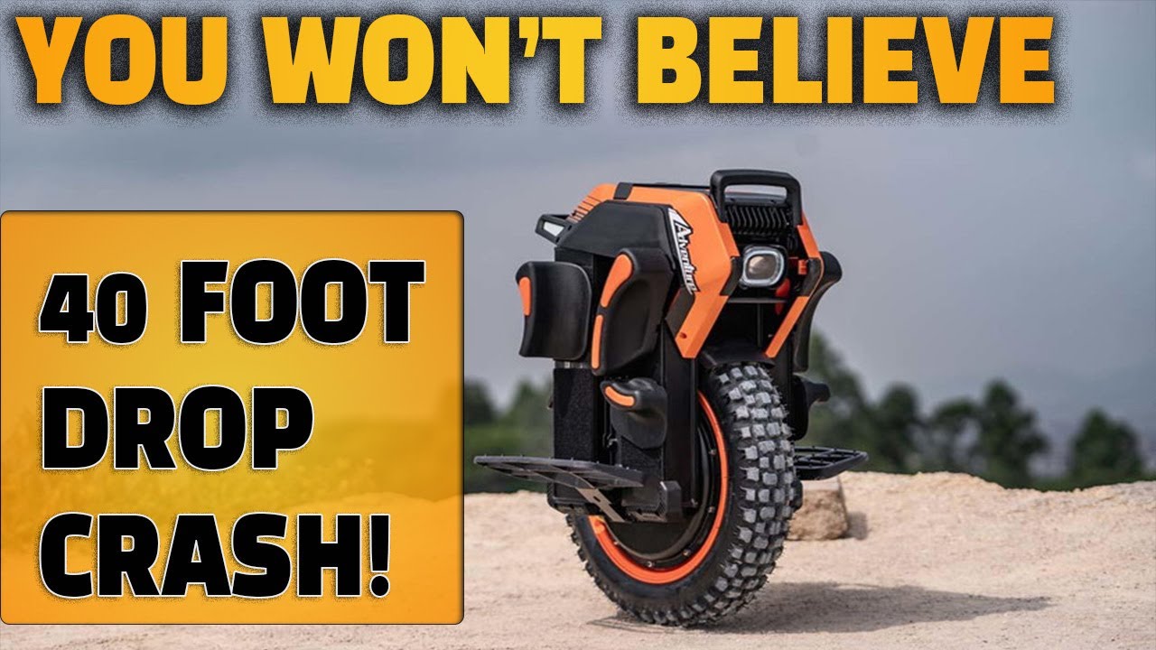 40-Foot Drop! Did My INMOTION V14 Survive the Fall? - YouTube