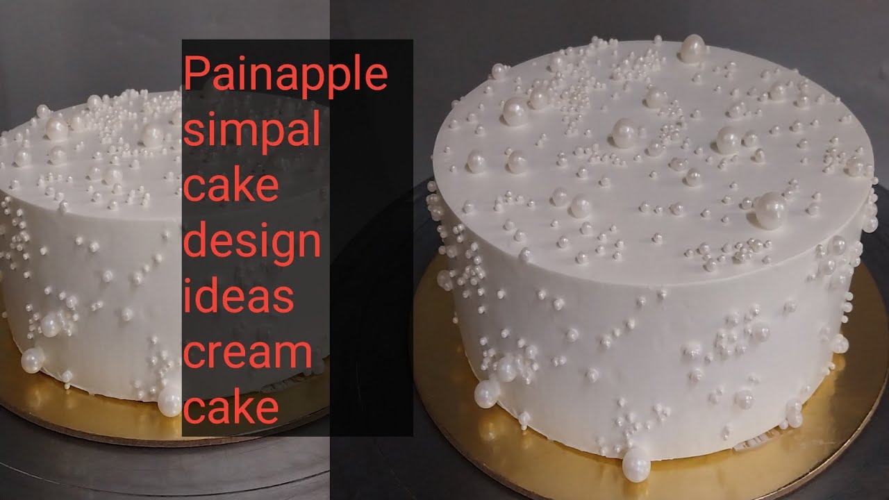 Pineapple 🍍 cream cake decoration ideas cream cake | Pineapple cake ...