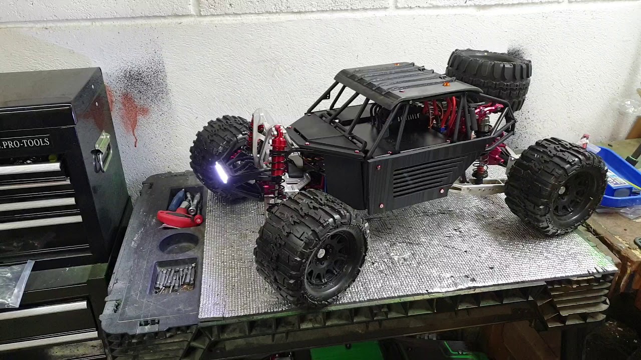 Super Losi Baja Rey/Rock Rey/30DNT SDT custom build is finish WTF ...