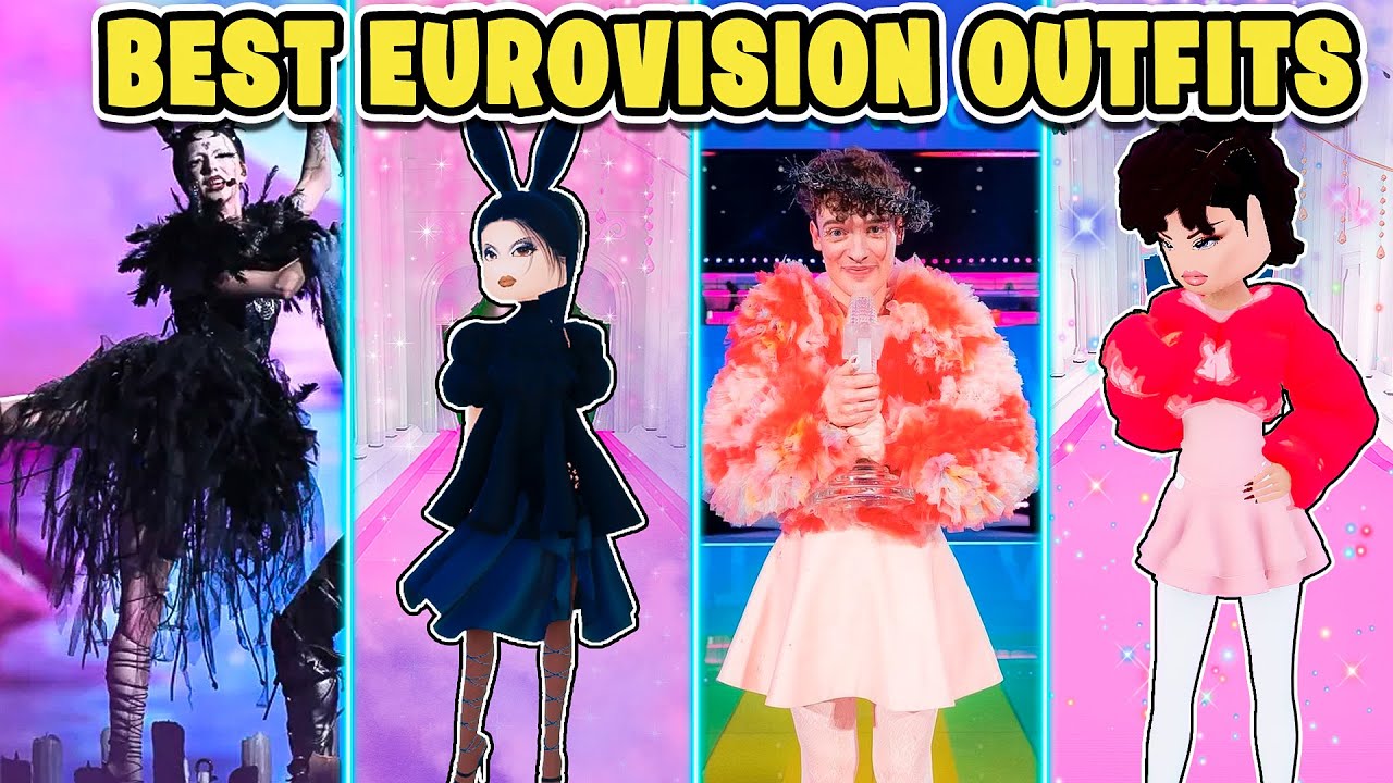 Best Eurovision Outfits In Dress To Impress! #dresstoimpress - YouTube