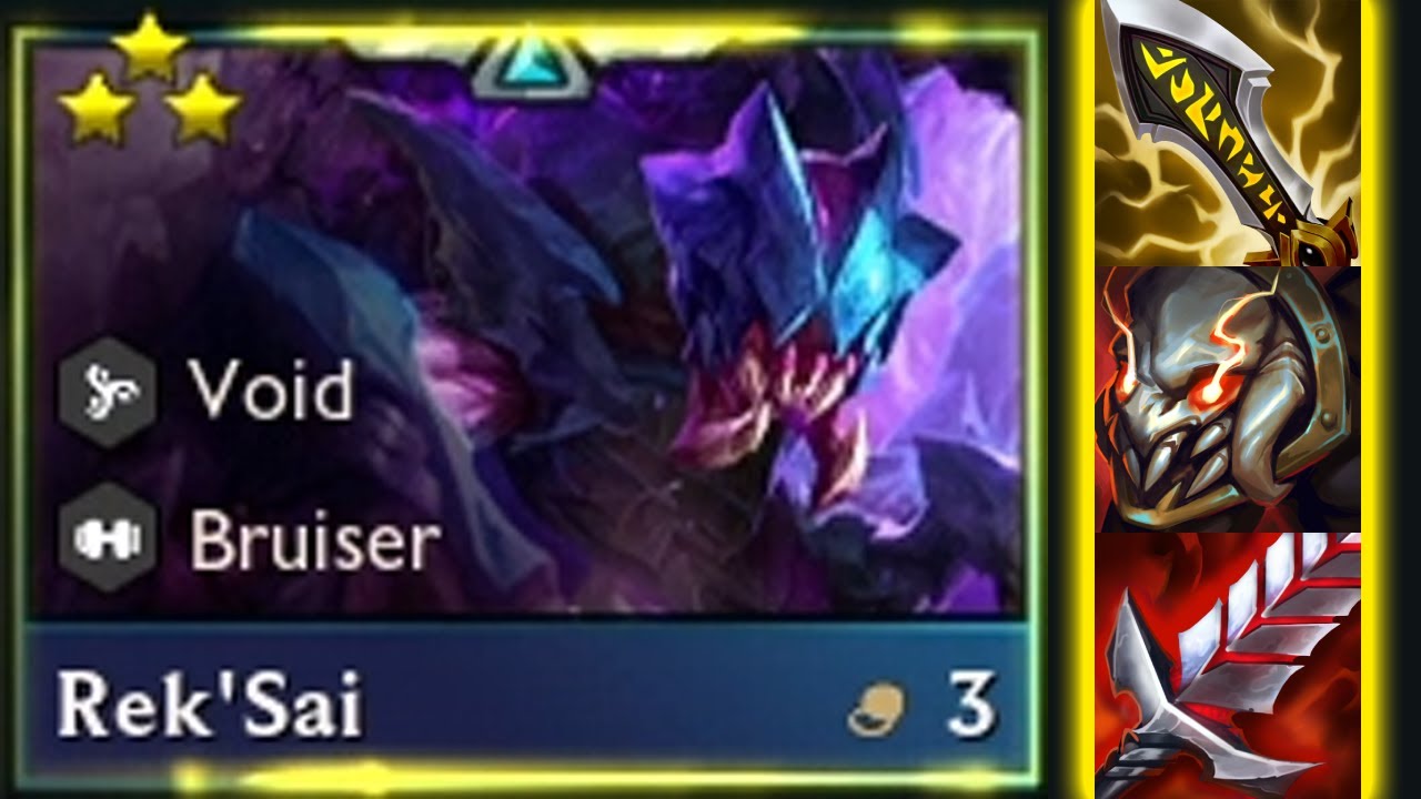 3 star Rek'Sai is a monster ! | TFT Set 9 - YouTube