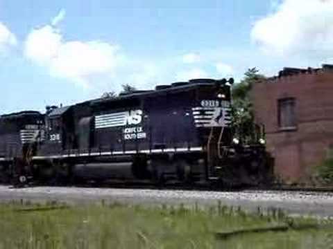 Very Rare NS SD50S on a yard job - YouTube