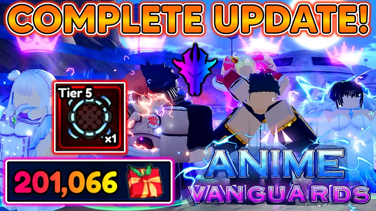 ANIME VANGUARDS! I SPENT 200,000 PRESENTS! + EVOLVING ALL NEW EXCLUSIVE ...