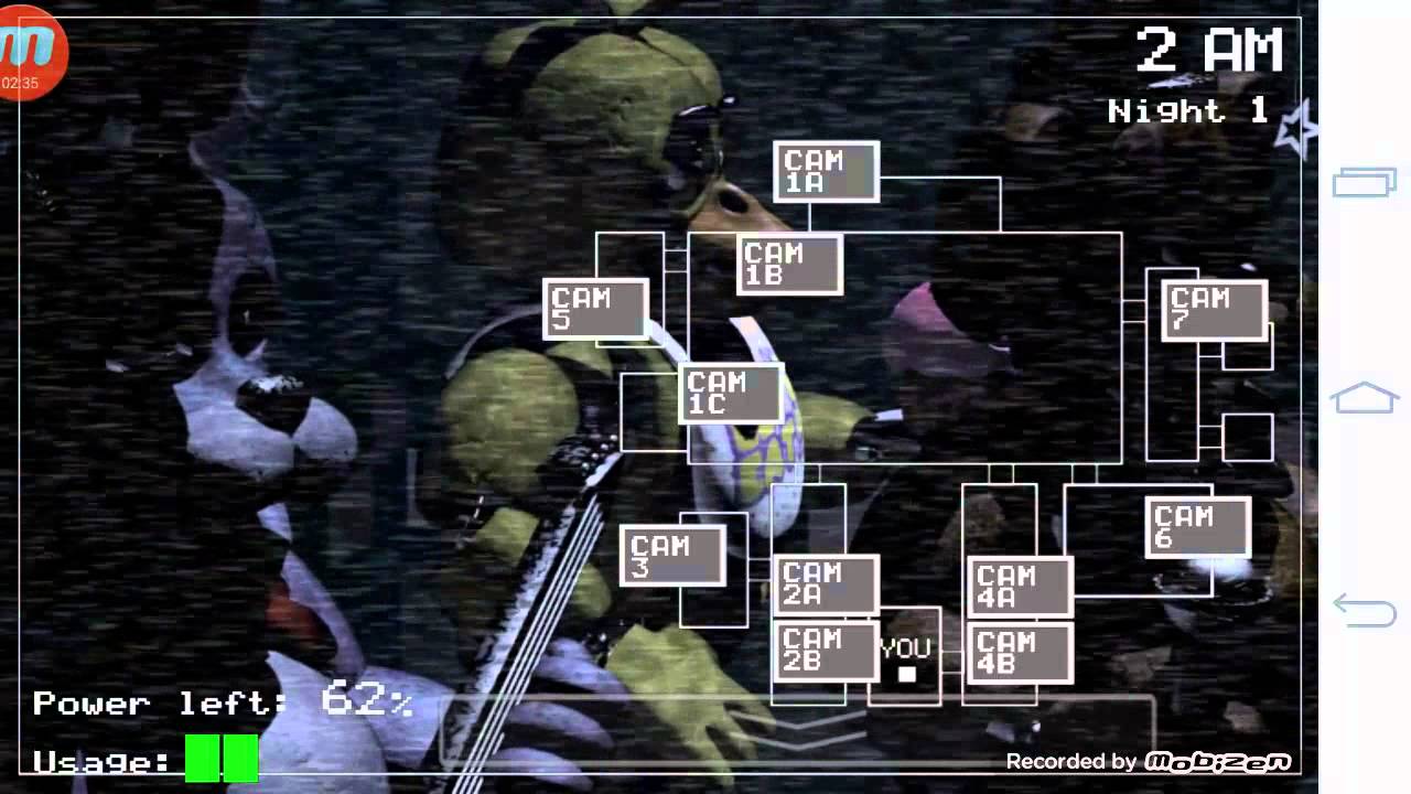 How to beat night fnaf 1 - YouTube