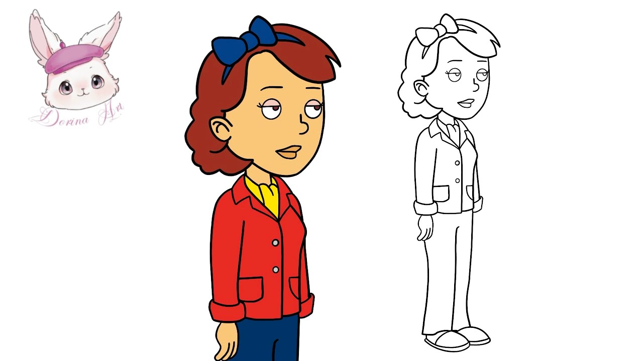 How to draw Doris Anderson from GoAnimate - Step by Step - YouTube